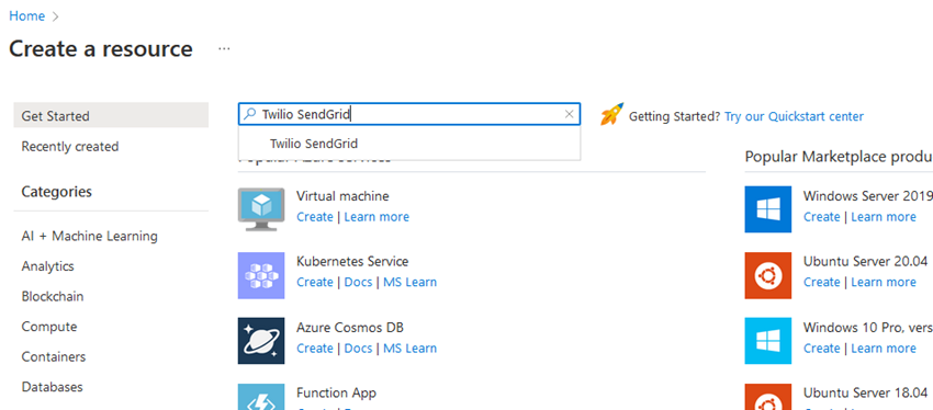 How To Send Emails With Azure Twilio SendGrid